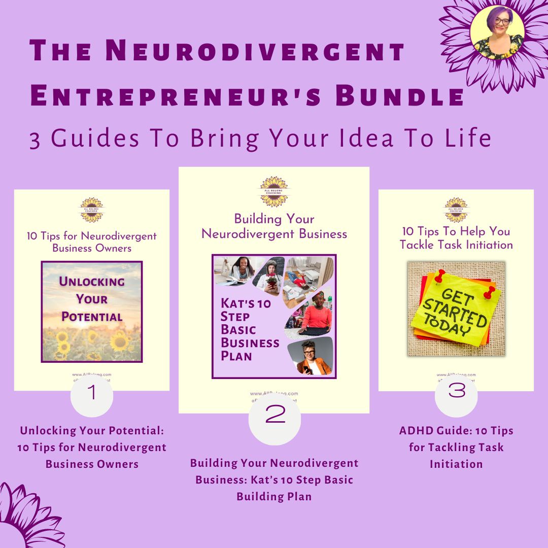 Neurodivergent Entrepreneur's Bundle - Three Guides To Help